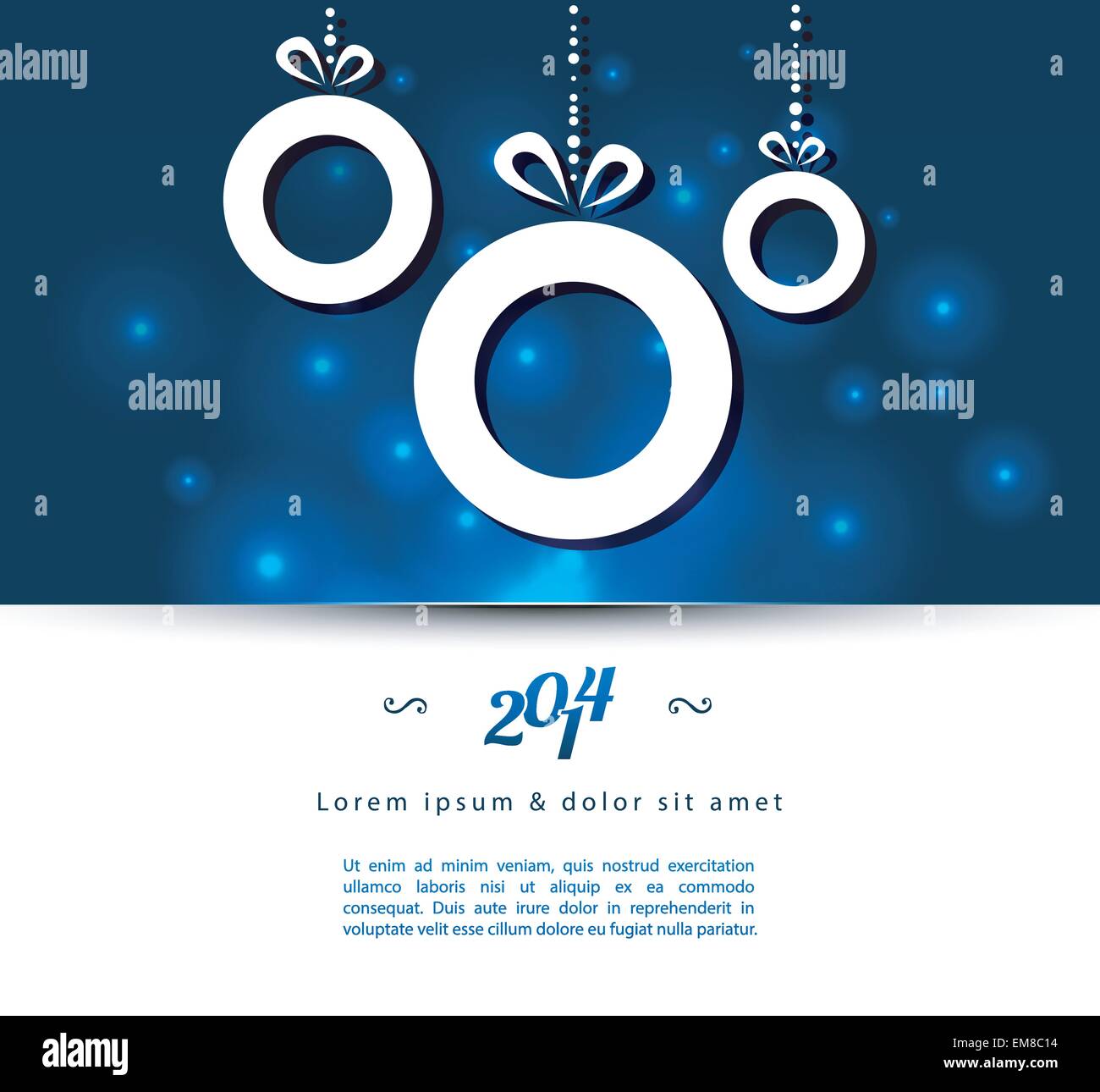 New year 2014 icon Stock Vector Images - Alamy