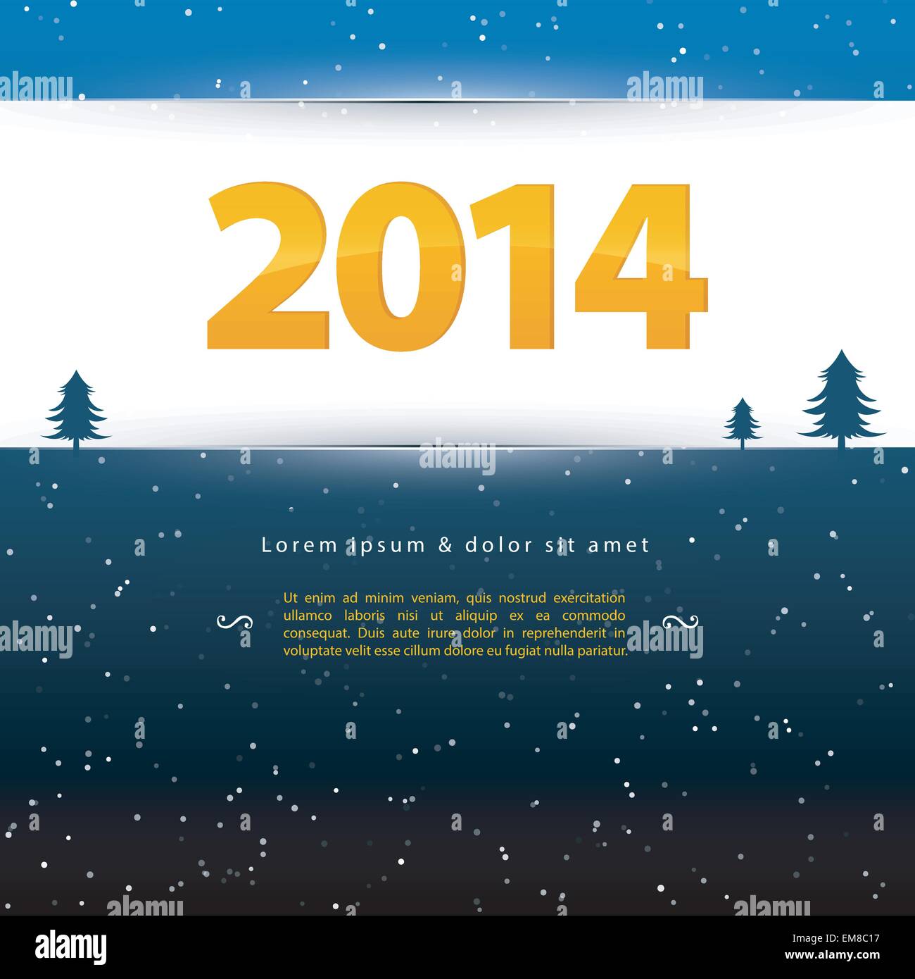 2014 calendar template Stock Vector Images - Alamy