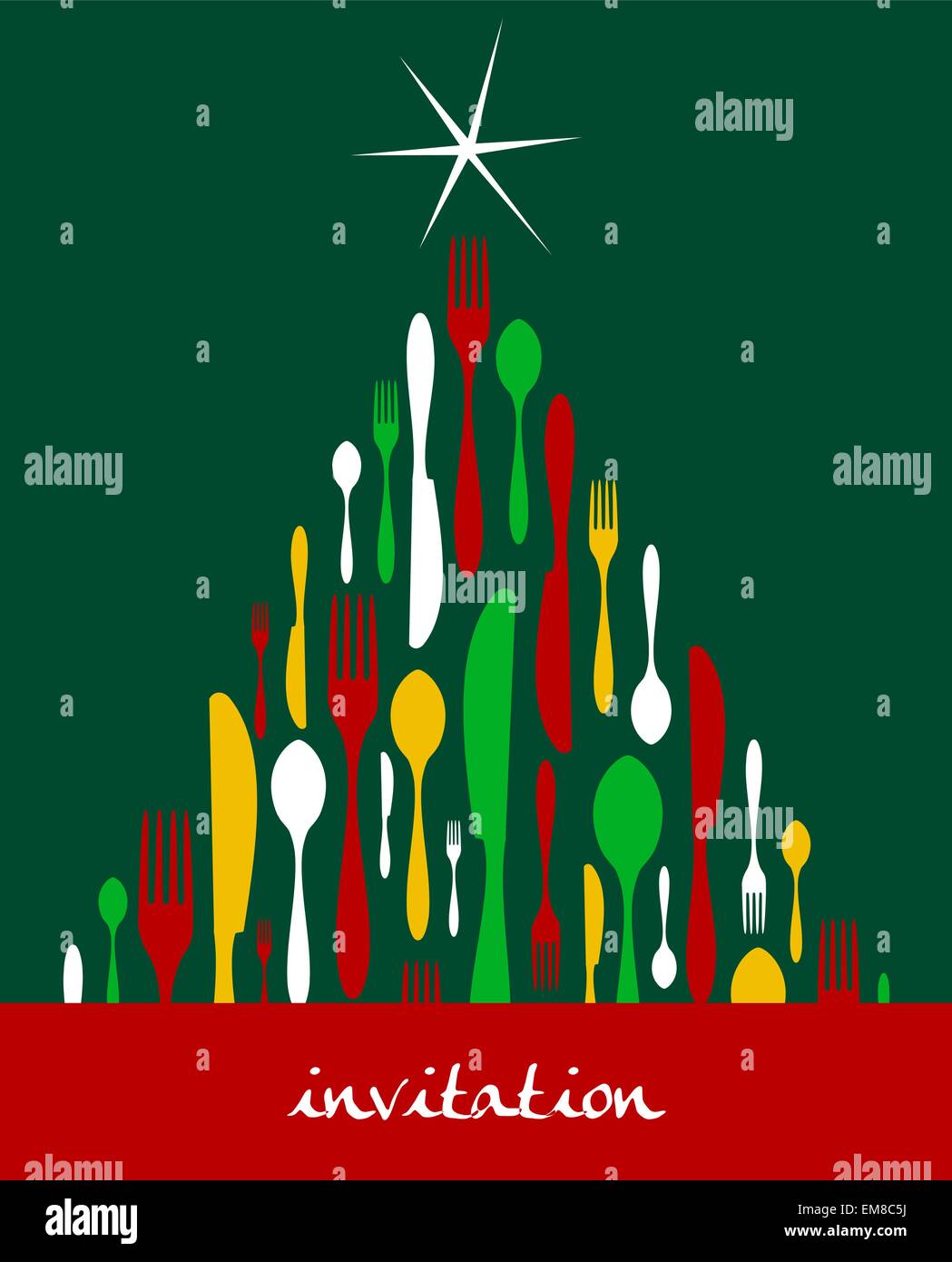 Food christmas tree Stock Vector Images - Alamy