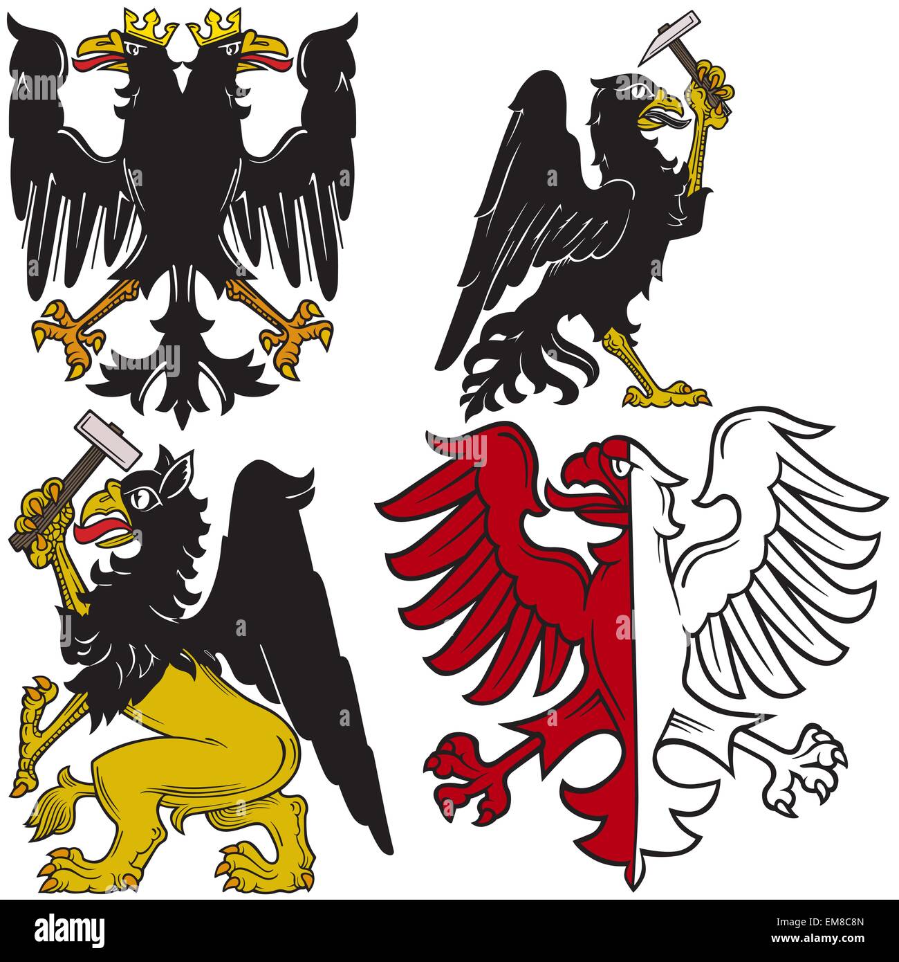 Medieval bird illustrations hi-res stock photography and images - Alamy