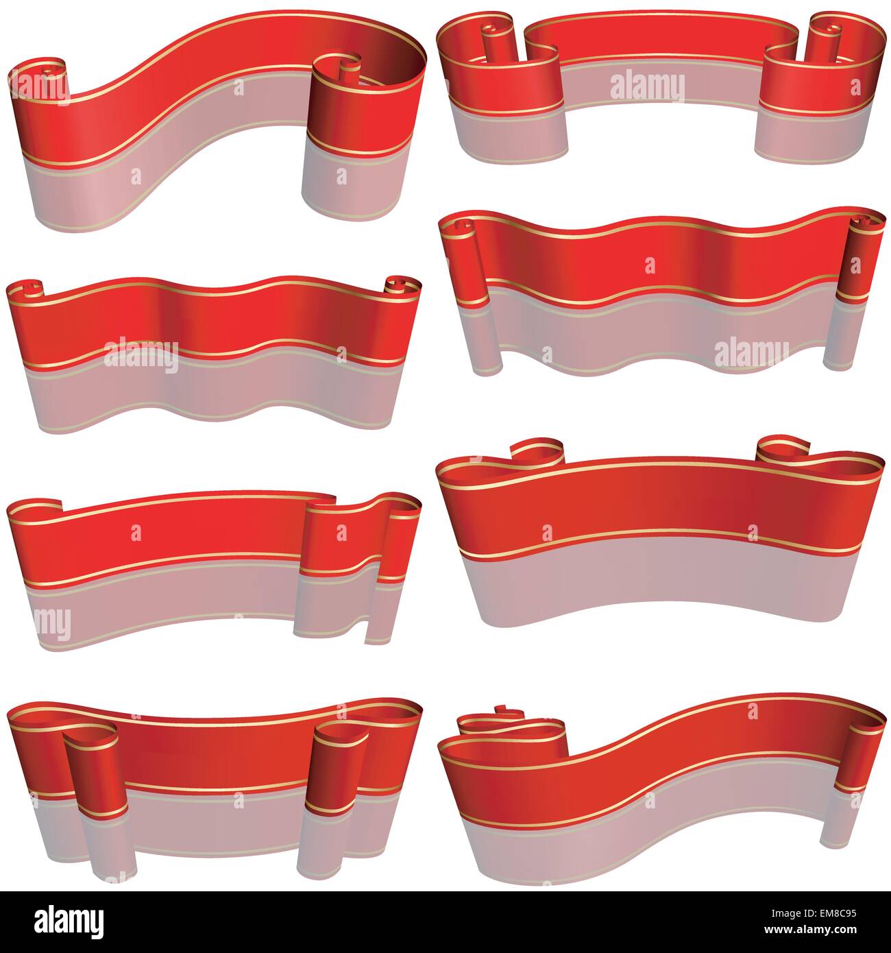 Red banner hi-res stock photography and images - Alamy