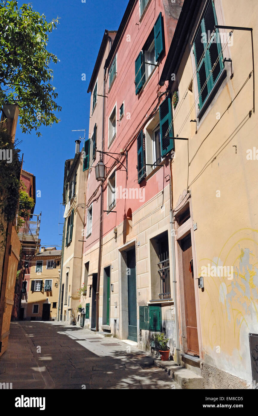 the ol village of Levanto, La Spezia province, Ligury, italy Stock ...