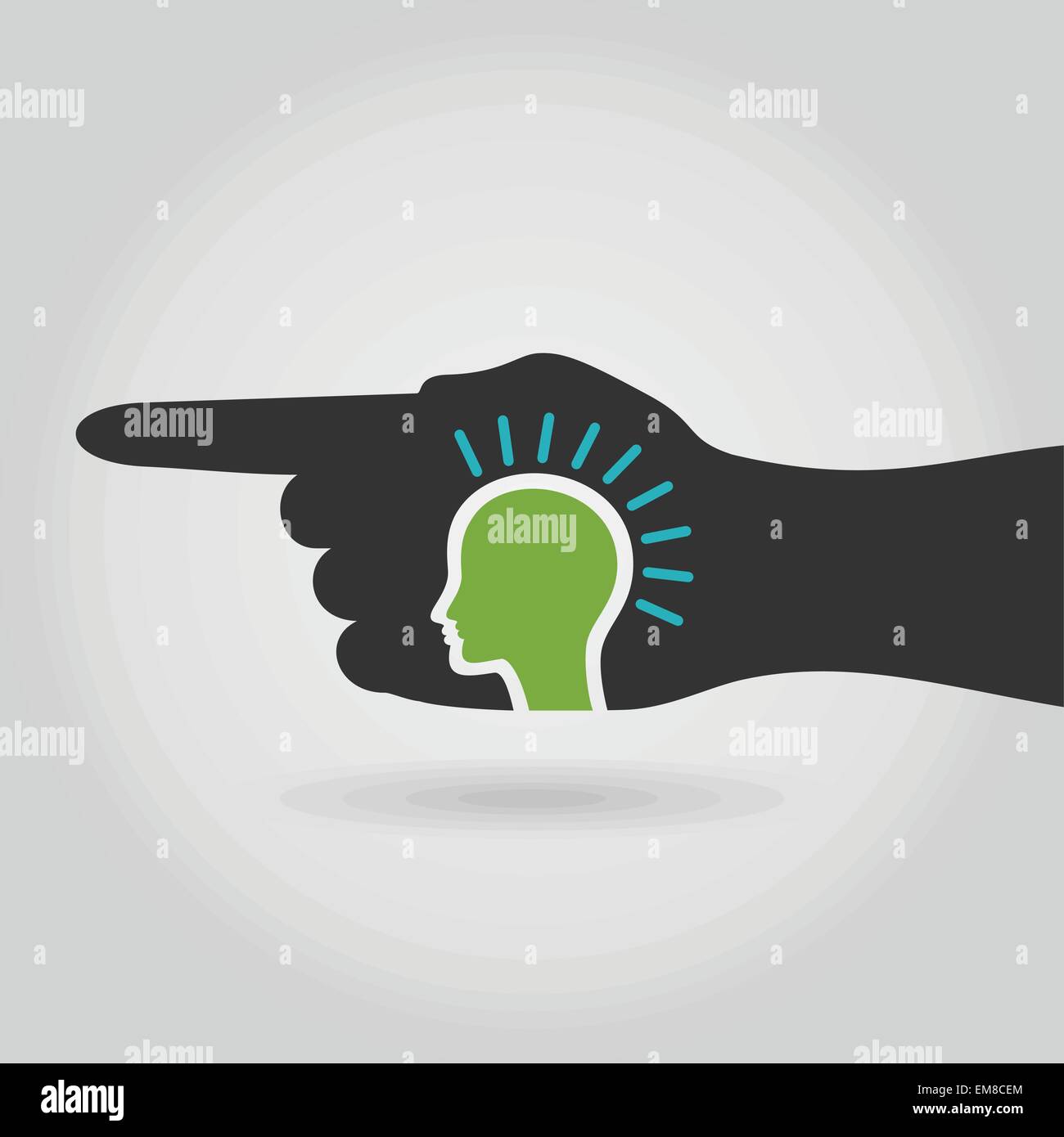 Head direction Stock Vector Images - Alamy