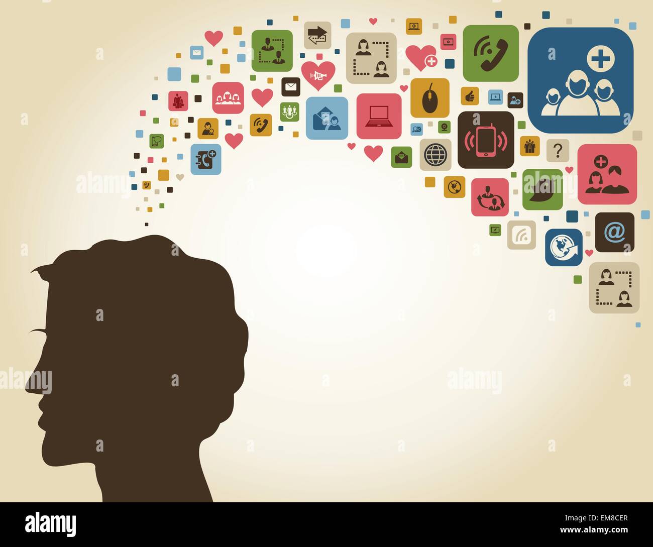 Man book idea icon Stock Vector Images - Alamy