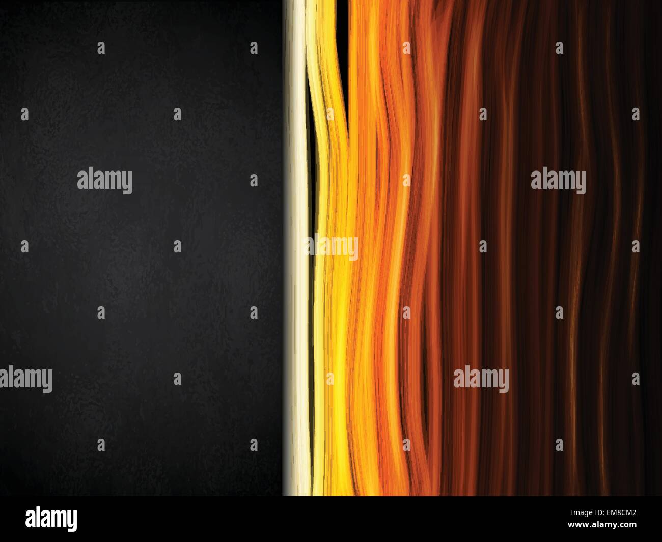 Hot Colors Stripes Background with Black Frame Stock Vector Image & Art ...