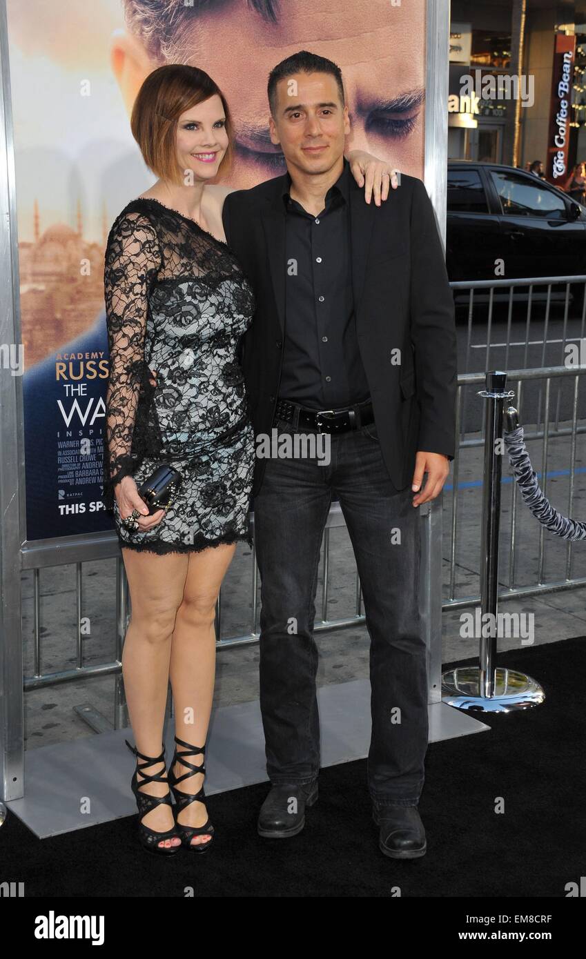Los Angeles, CA, USA. 16th Apr, 2015. Kiersten Warren, Kirk Acevede at ...
