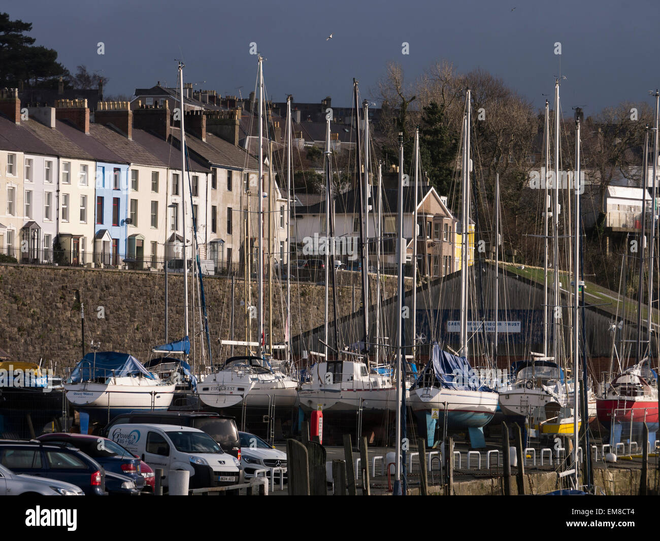 River Seiont, Caernarfon, North Wales Stock Photo - Alamy