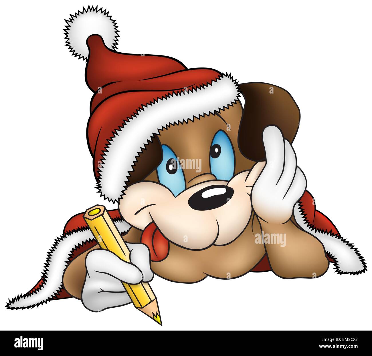 Dog Christmas Cartoon High Resolution Stock Photography and Images - Alamy