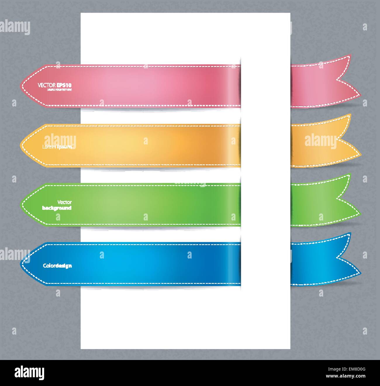 Vector realistic set color Stock Vector Images - Alamy