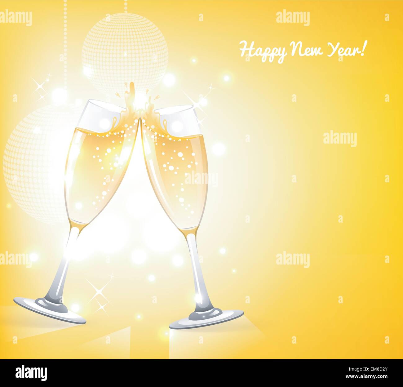 Glasses alcohol christmas Stock Vector Images - Alamy