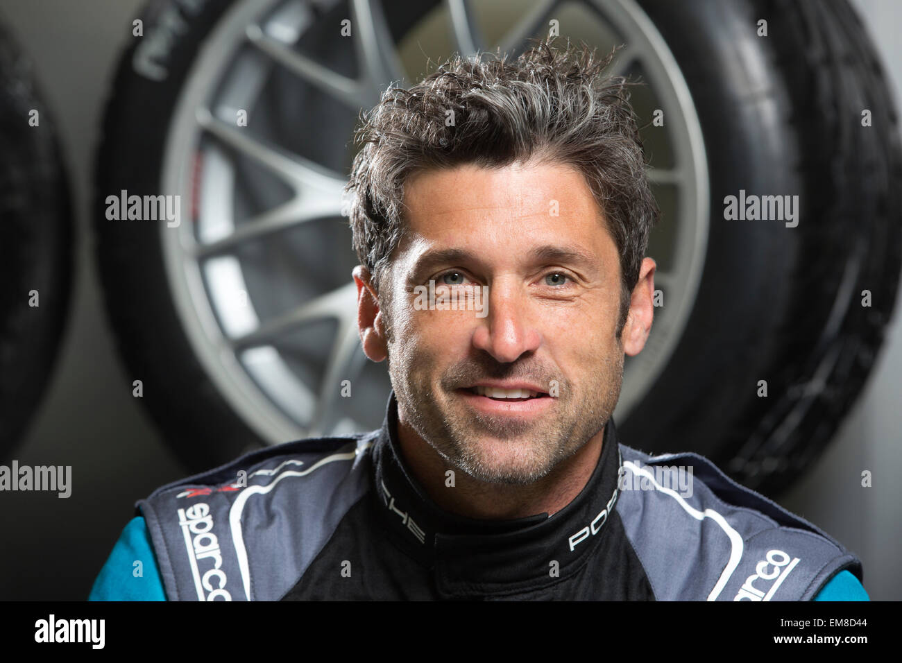 Patrick Dempsey, American actor and amateur racing driver with Porsche ...