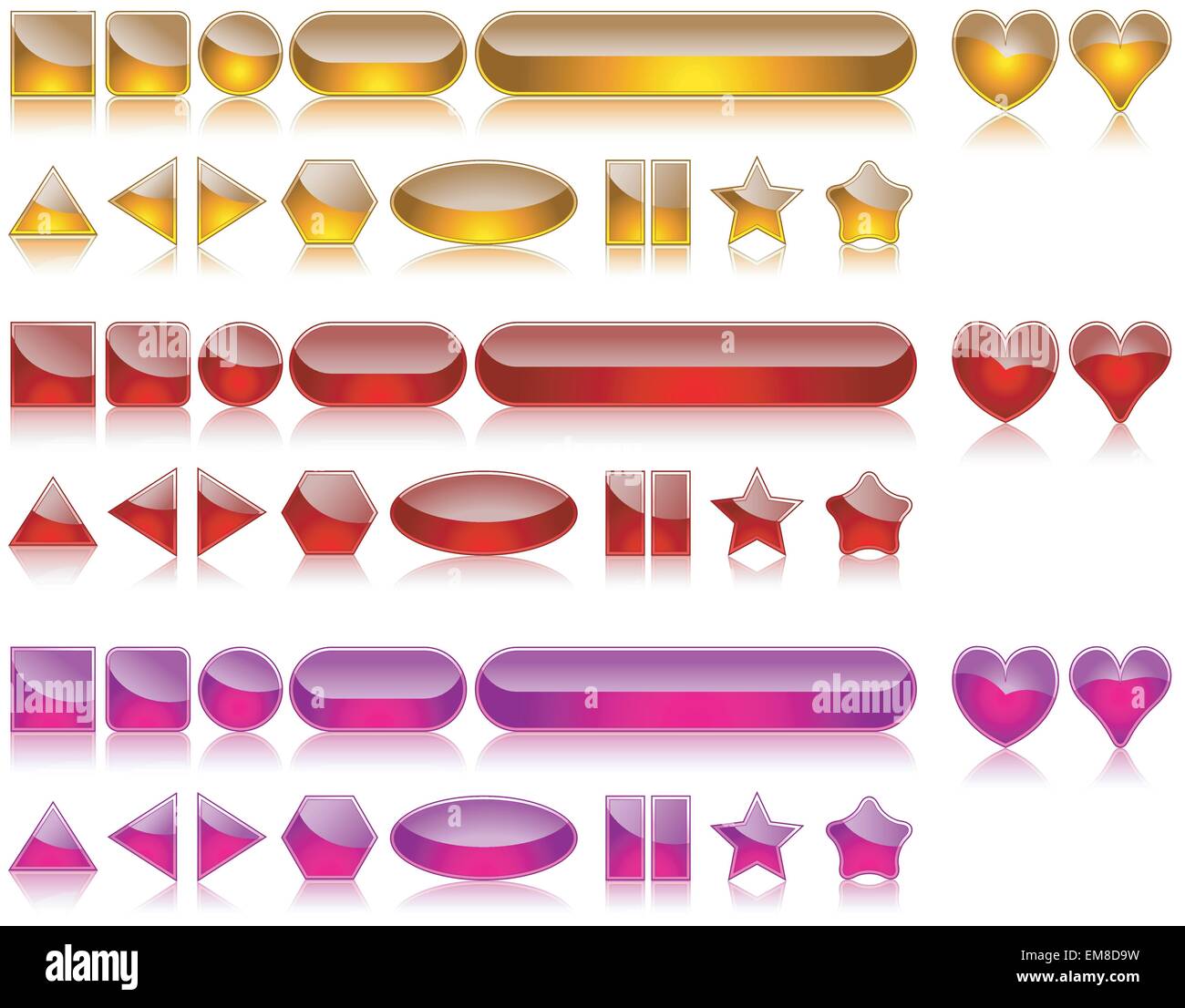 Oval shine icon hi-res stock photography and images - Alamy