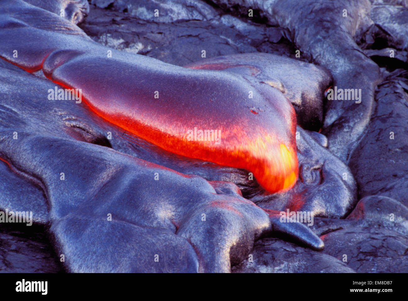 Hawaiian volcano hard lava hi-res stock photography and images - Alamy