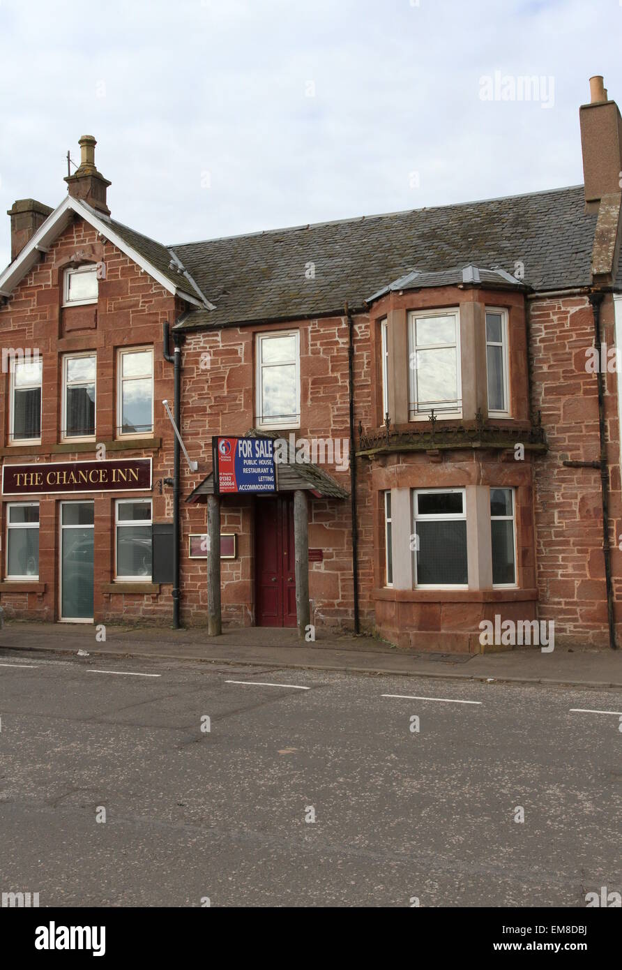 The Chance Inn Inverkeilor Angus Scotland April 2015 Stock Photo - Alamy