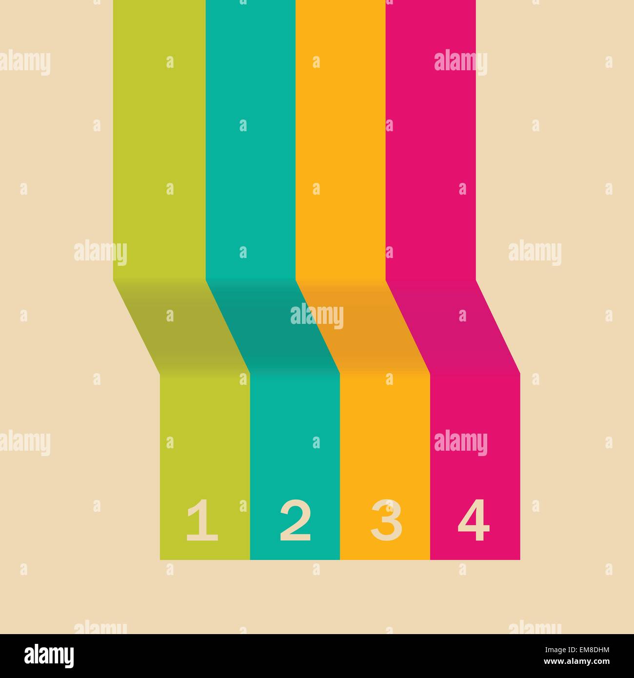 vector web design template lines in perspective Stock Vector Image ...