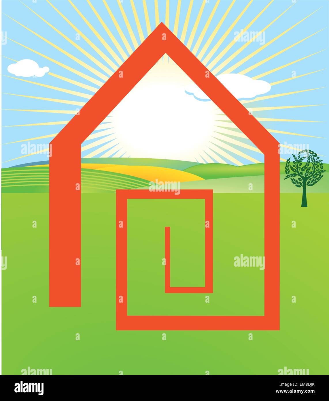 Built symbol Stock Vector Images - Alamy