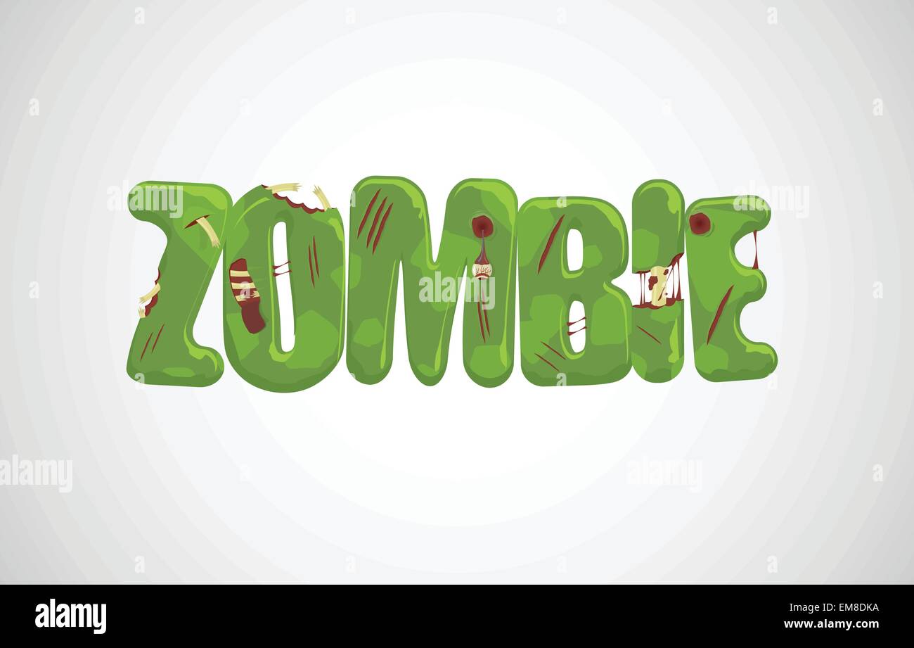 Vector zombie text Stock Vector Image & Art - Alamy Vector zombie text Stock Vector Image & Art - Alamy