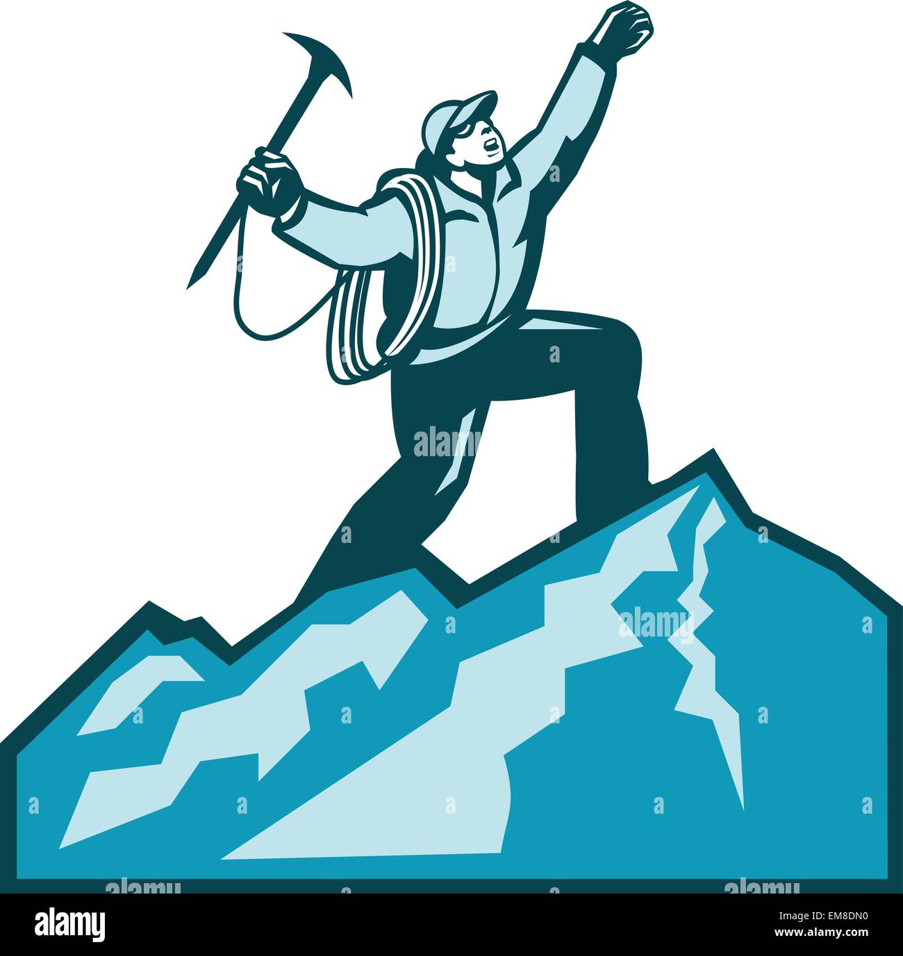 Ice pick mountain climber hi-res stock photography and images - Alamy