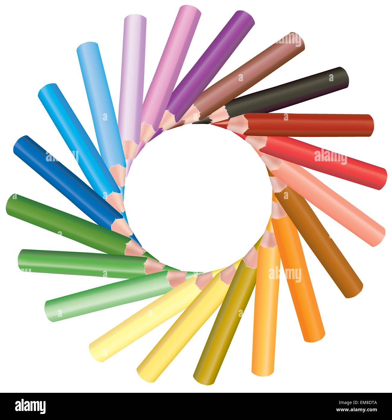 School pencil cut out Stock Vector Images - Alamy