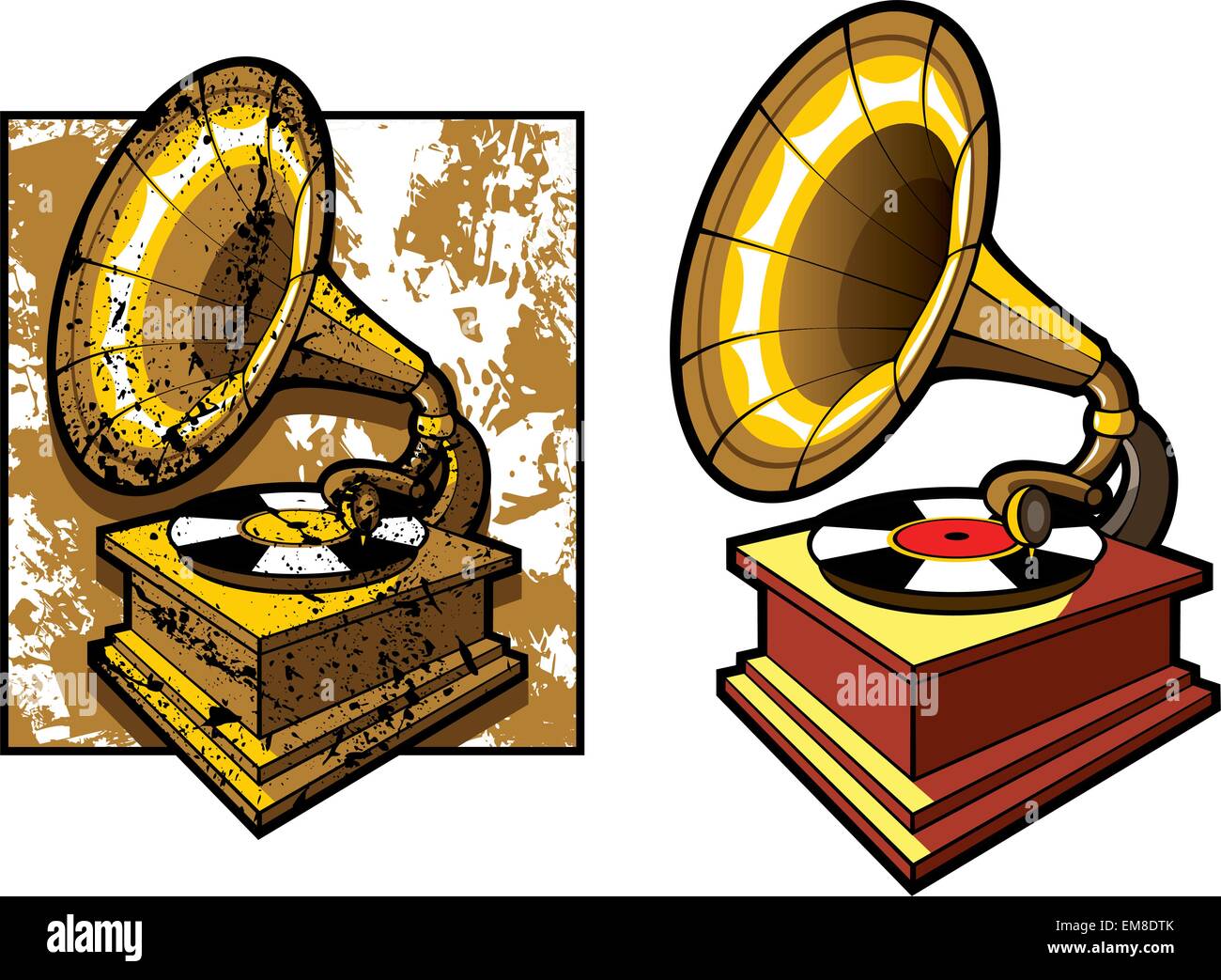 Gramophone background hi-res stock photography and images - Alamy