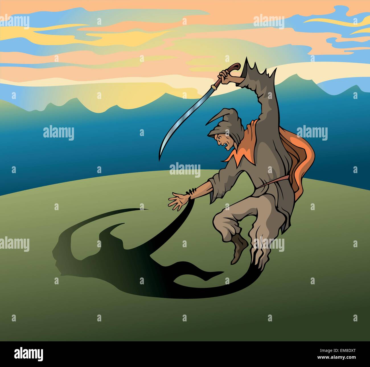 Cloud creeping Stock Vector Images - Alamy