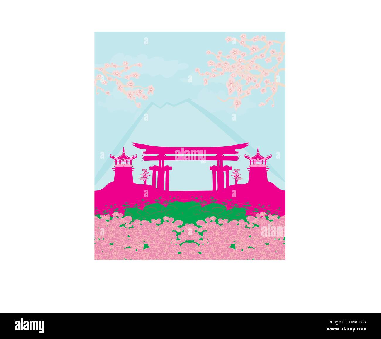 Very beautiful landscape Cut Out Stock Images & Pictures - Alamy