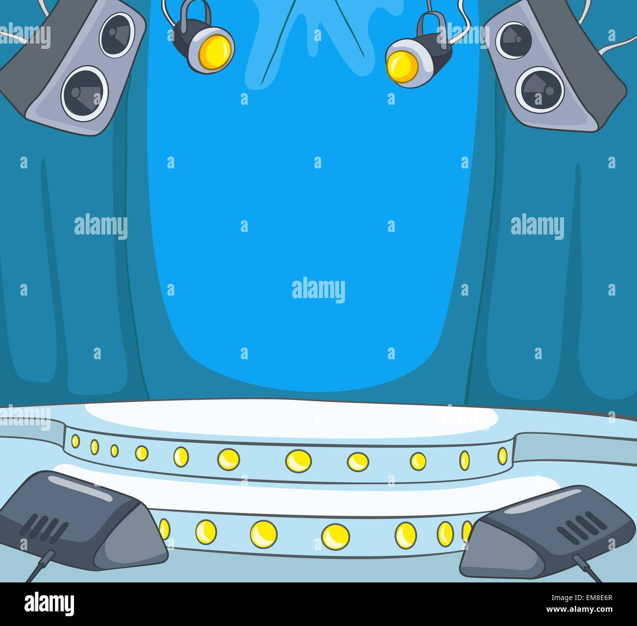 Stage design view Stock Vector Images - Alamy