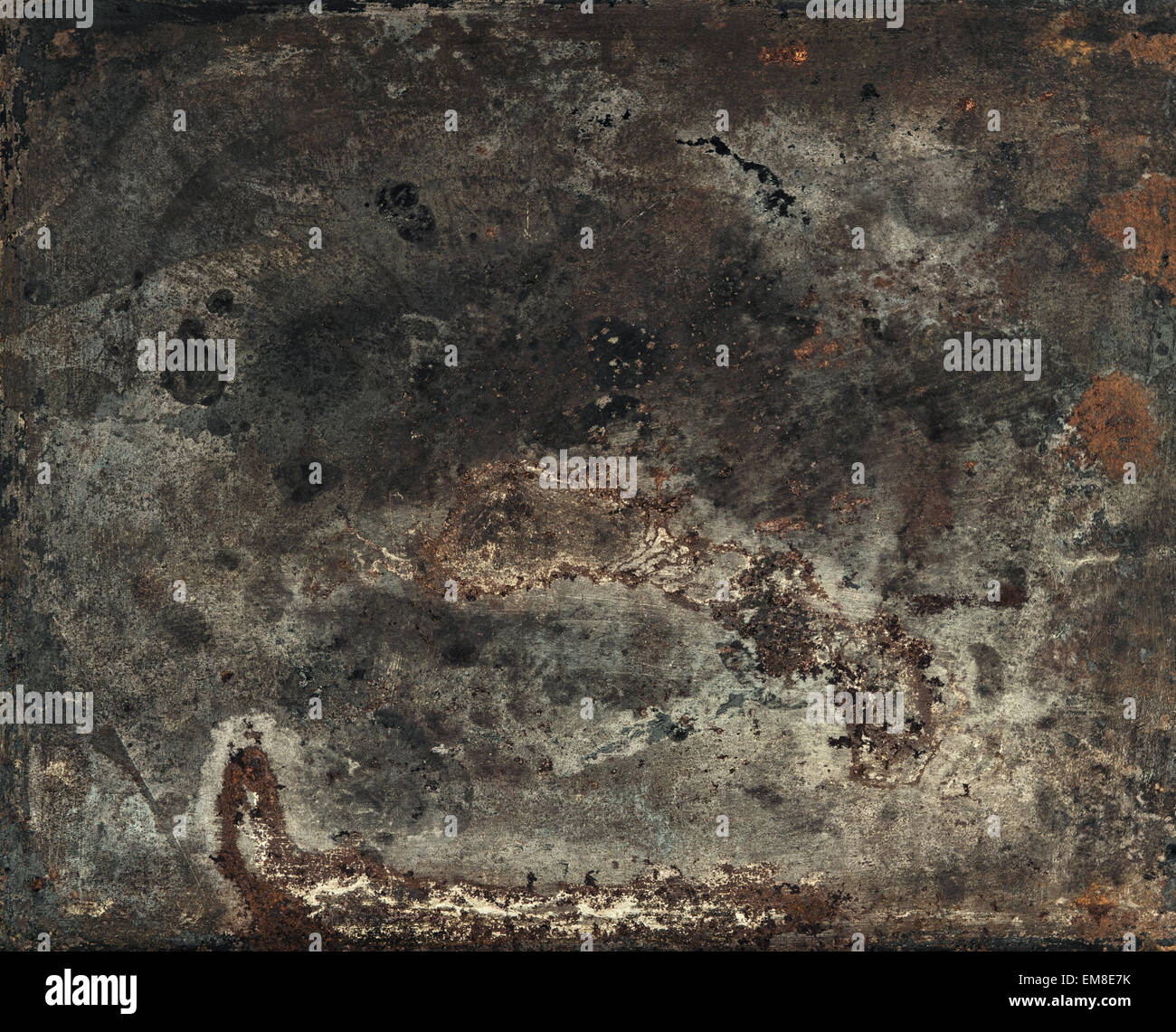 Vintage rusty textured metal background. Retro style toned picture ...