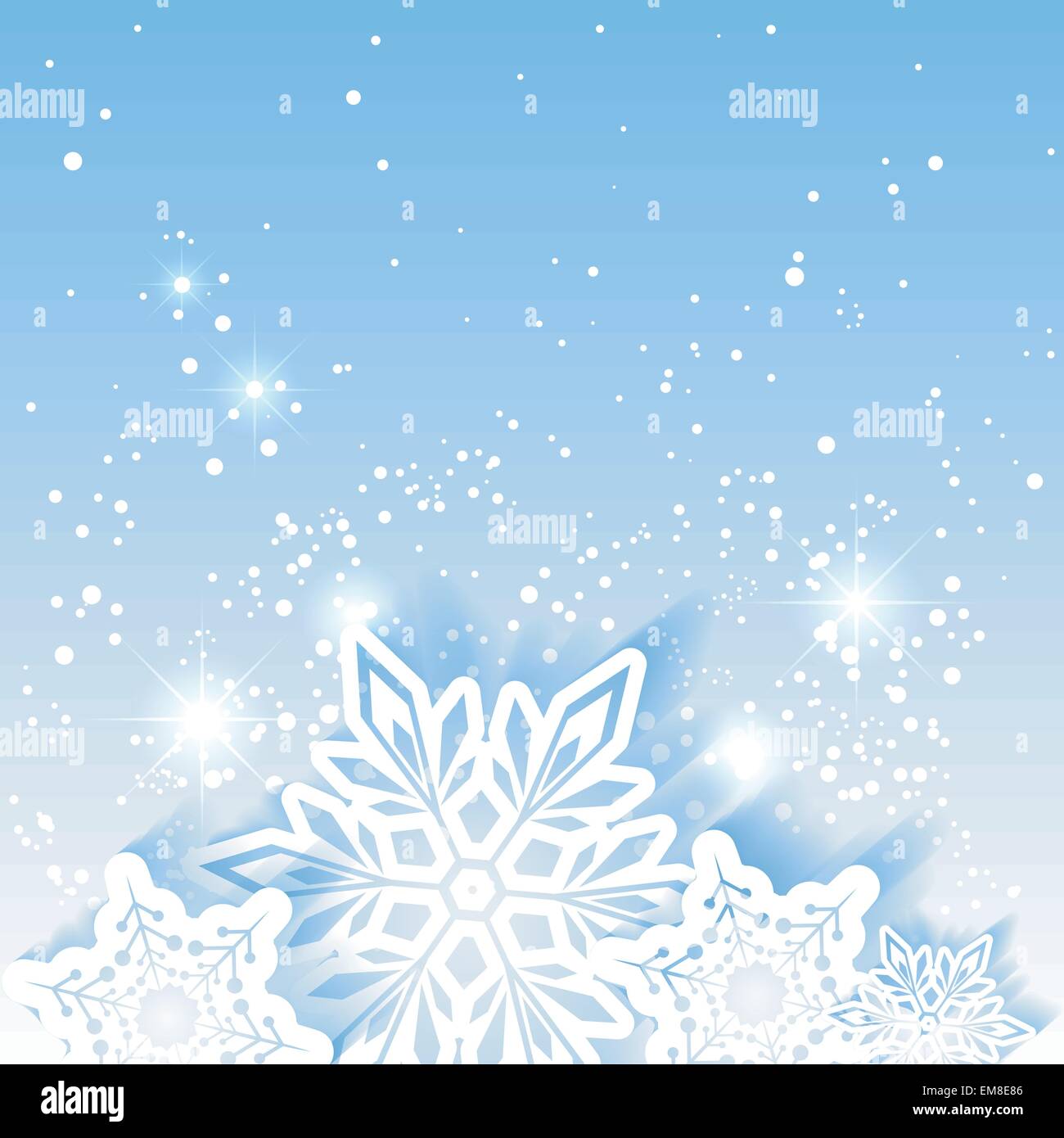 Star snowflake background Stock Vector Images - Alamy