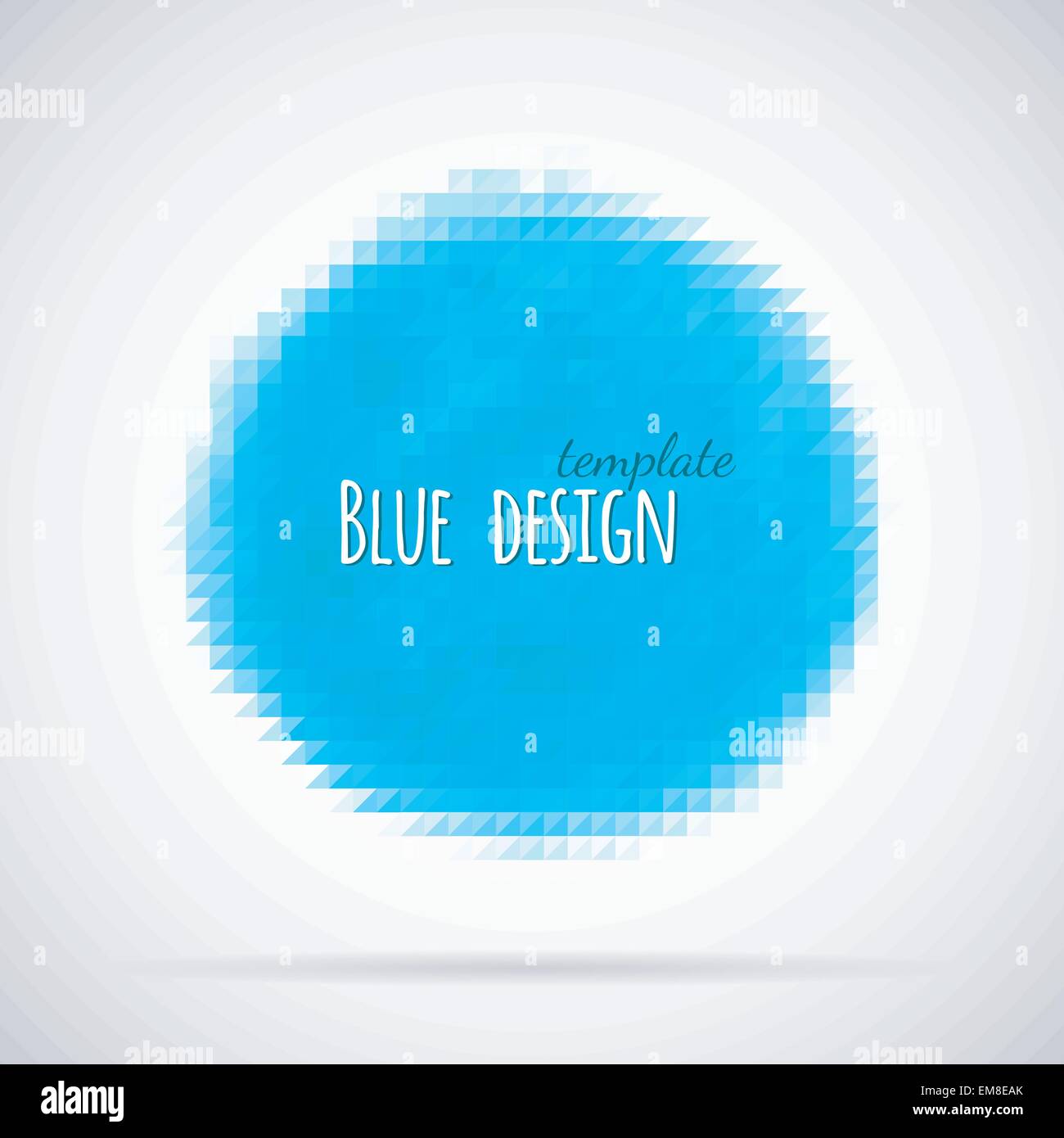 Blue triangle banner Stock Vector Image & Art - Alamy