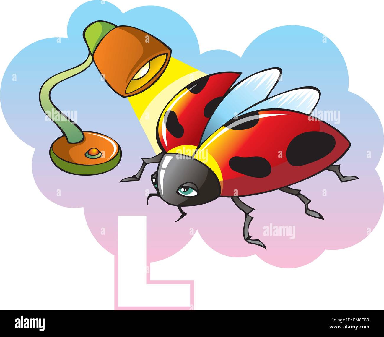 Children alphabet: letter L Stock Vector Image & Art - Alamy