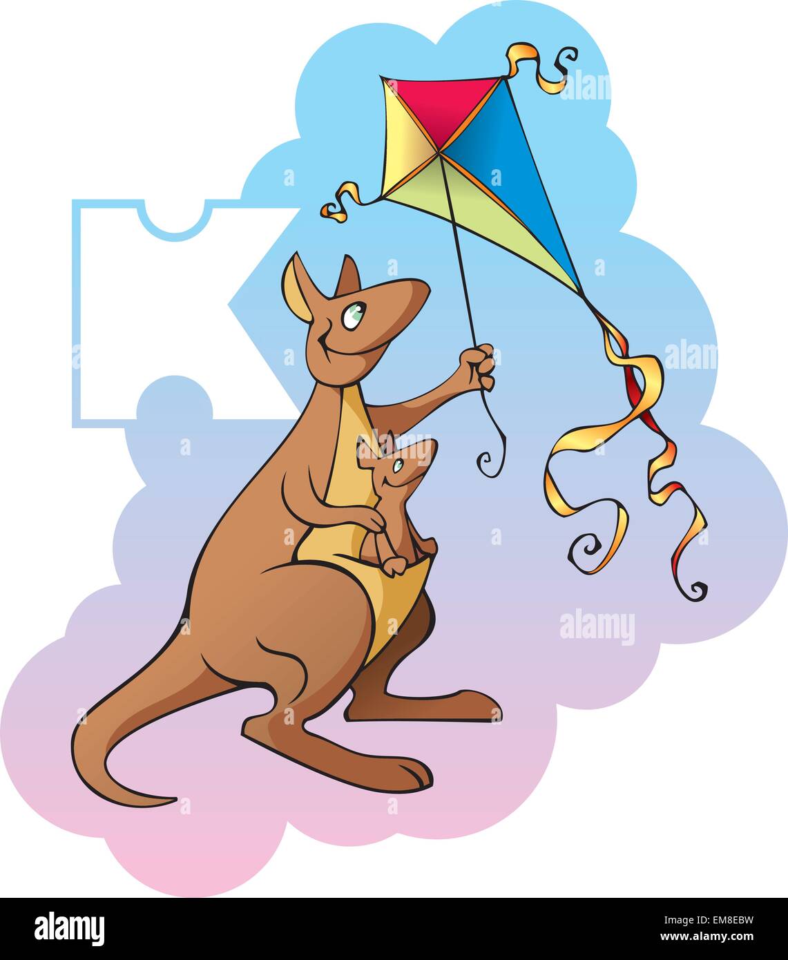 Cartoon letter k Stock Vector Images - Alamy