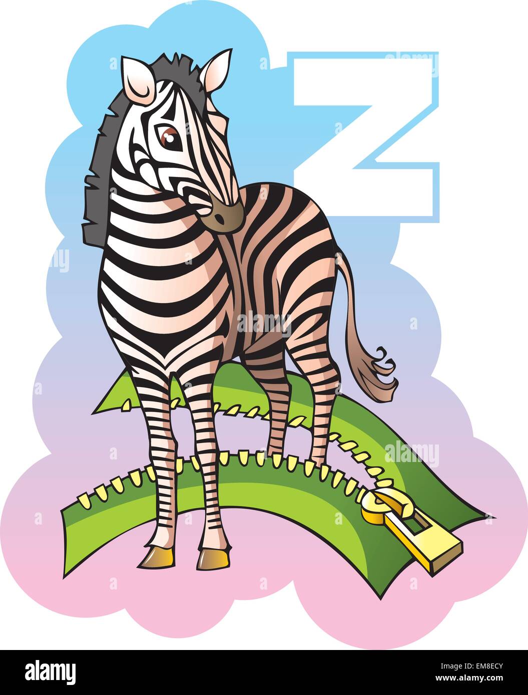 Zip alphabet Cut Out Stock Images & Pictures - Alamy