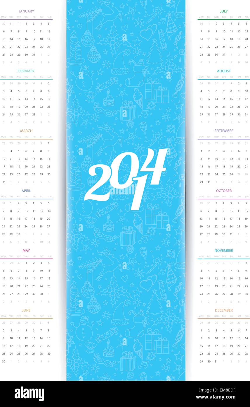 Calendar 2014 hi-res stock photography and images - Alamy