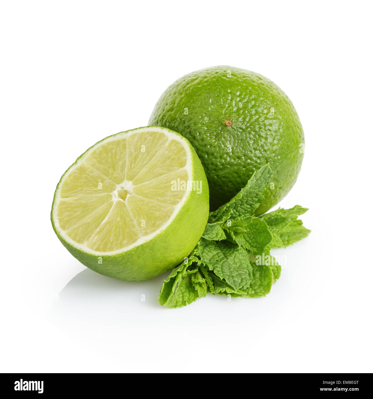 Fresh ripe green mint Cut Out Stock Images & Pictures - Alamy