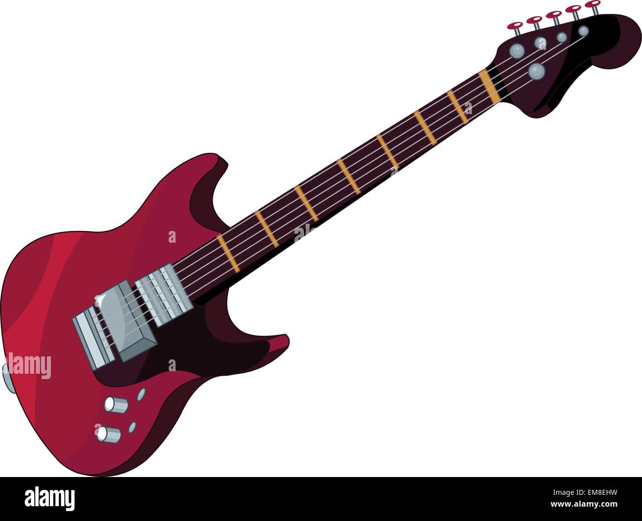 Retro guitar designs Stock Vector Images - Alamy