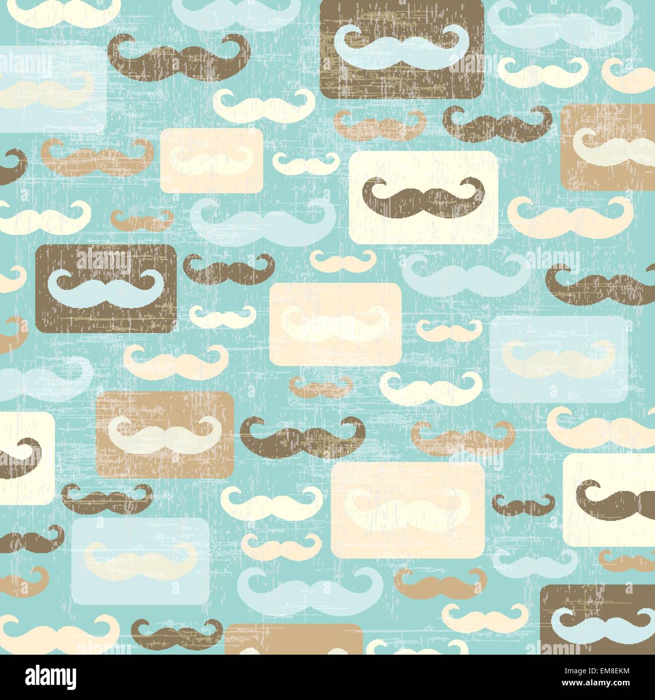 Man mustache pattern seamless Stock Vector Images - Alamy