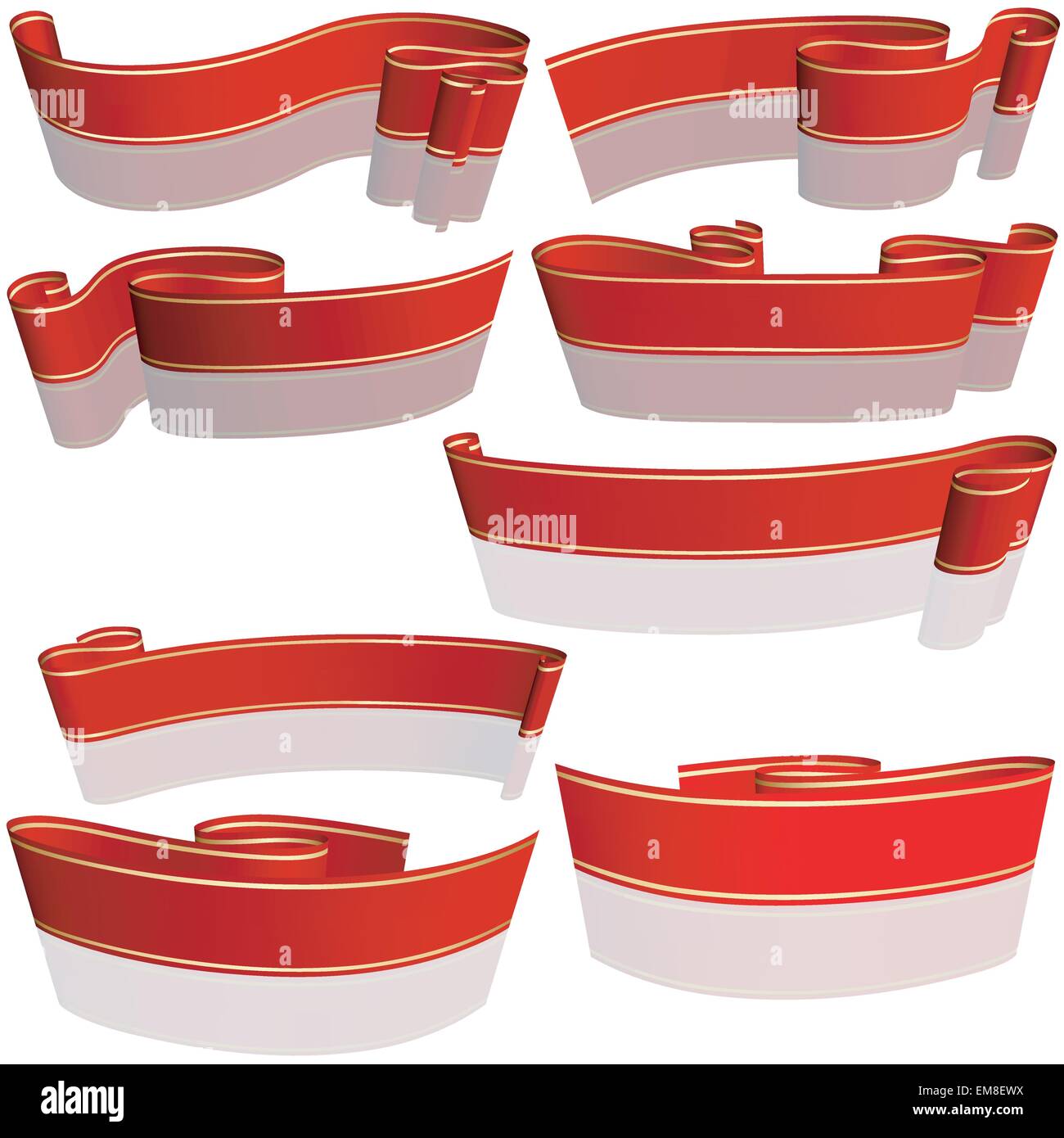 Red banner hi-res stock photography and images - Alamy