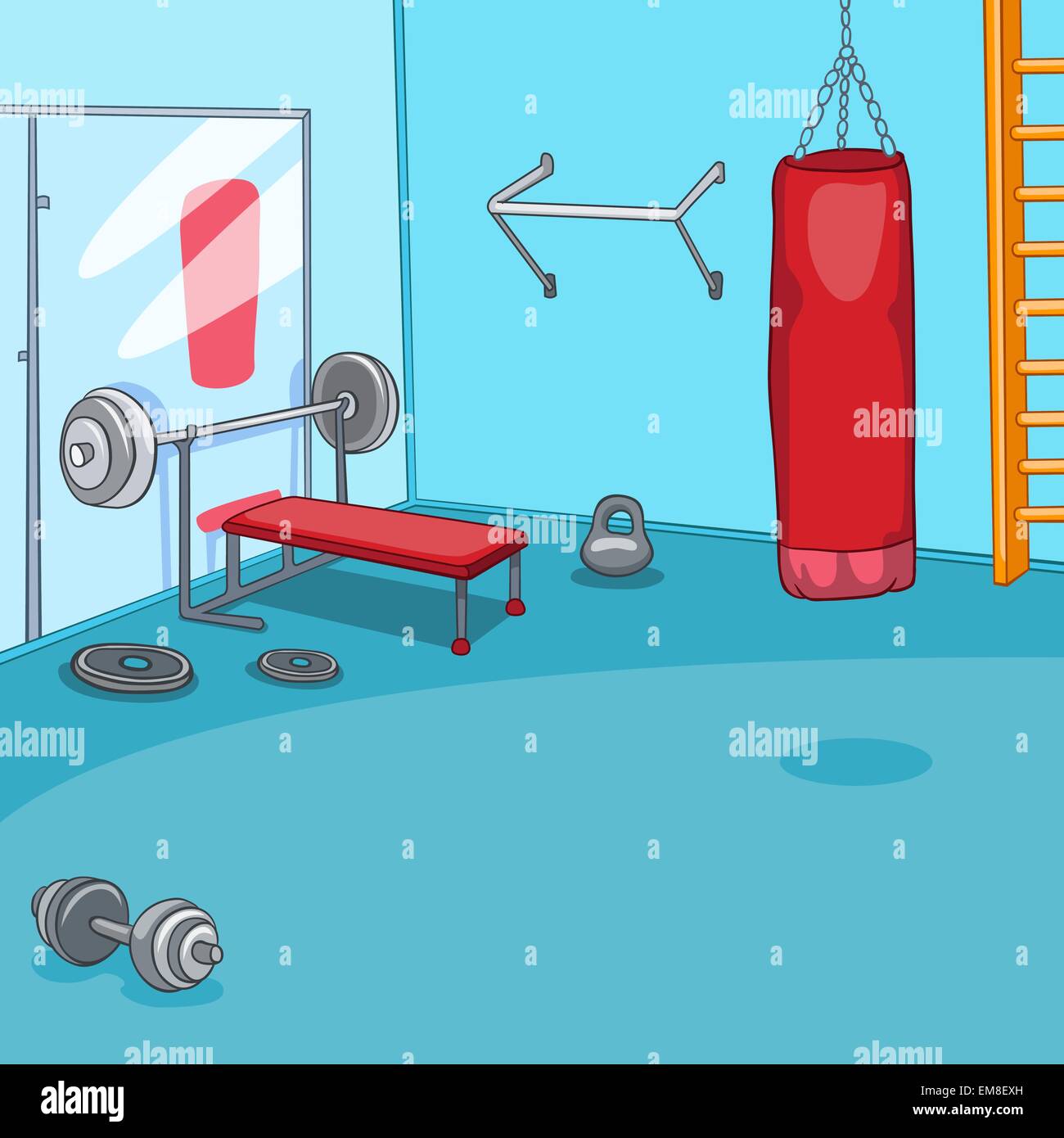 Gym background Stock Vector Images - Alamy