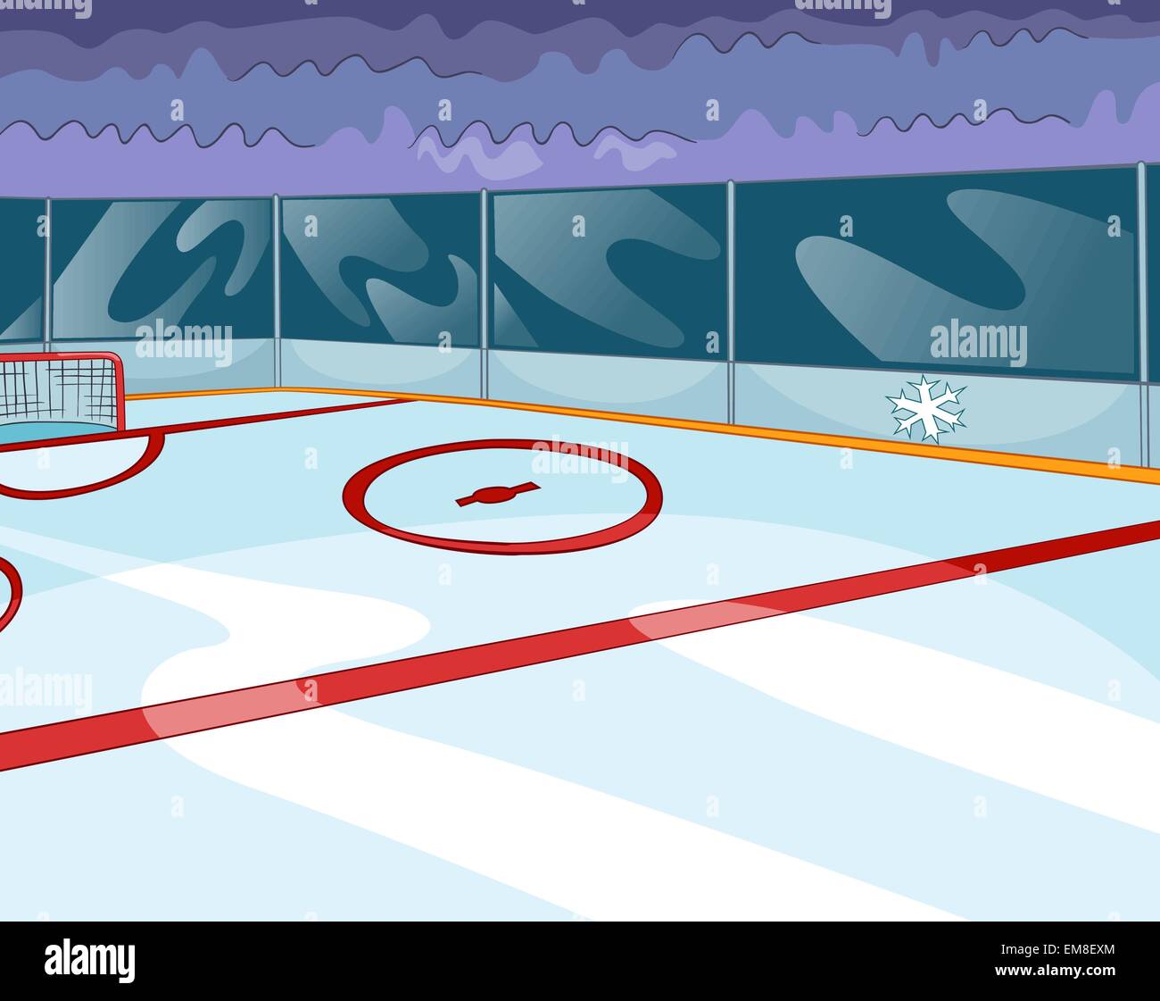 Hockey rink Stock Vector Images - Alamy