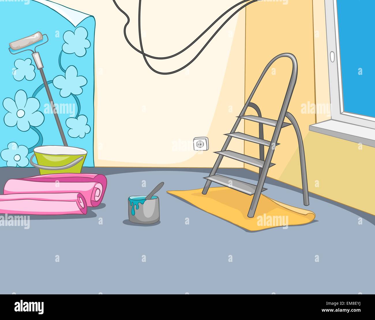 New home construction roof Stock Vector Images - Alamy