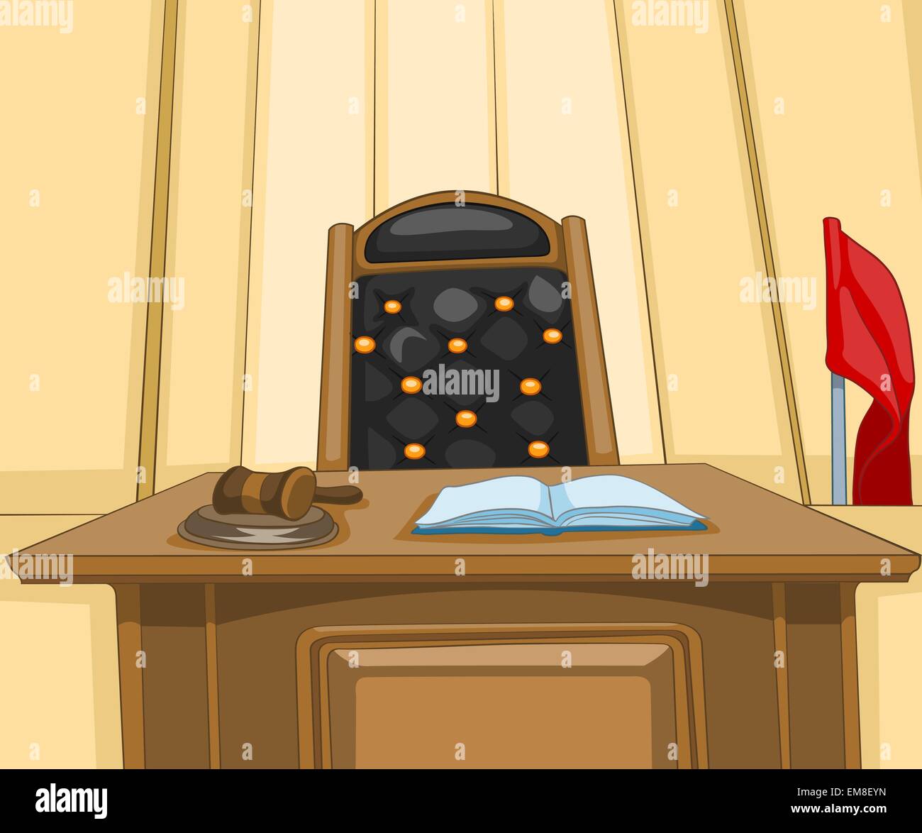 Cartoon criminal justice system Stock Vector Images - Alamy