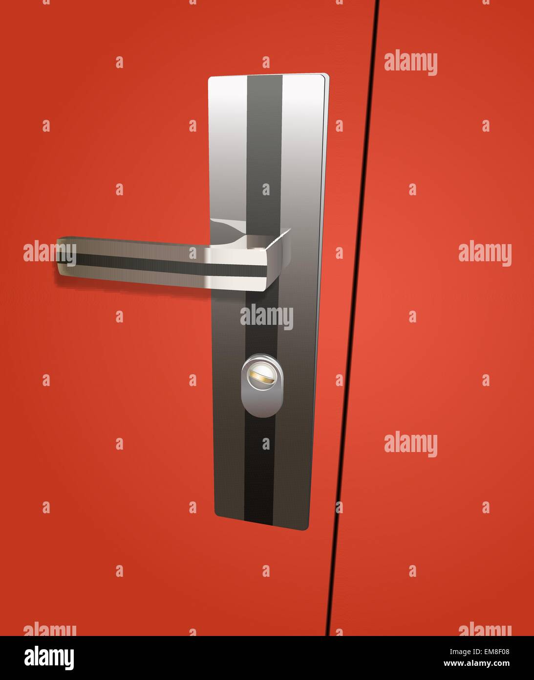 Steel mesh door Stock Vector Images - Alamy