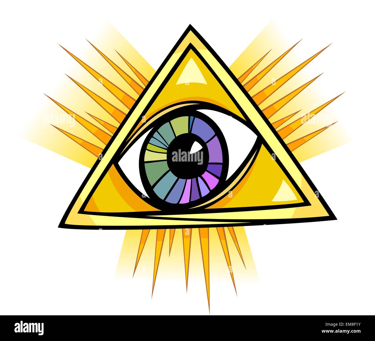 Providence illuminati eye esoteric Cut Out Stock Images & Pictures - Alamy