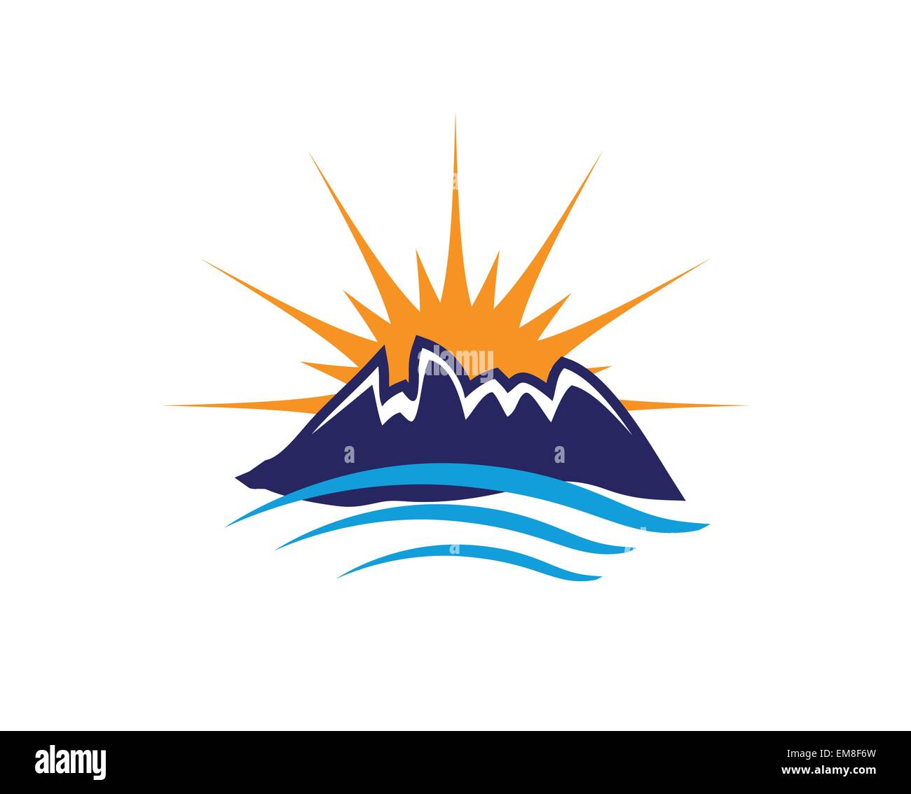 Horizon sea beautiful tropical Cut Out Stock Images & Pictures - Alamy