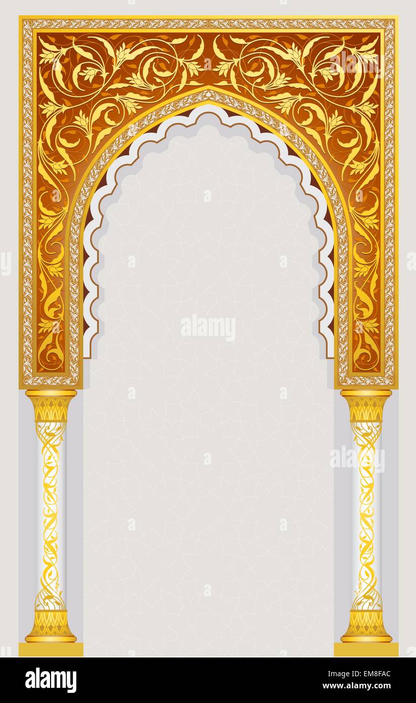Detailed gate Stock Vector Images - Alamy