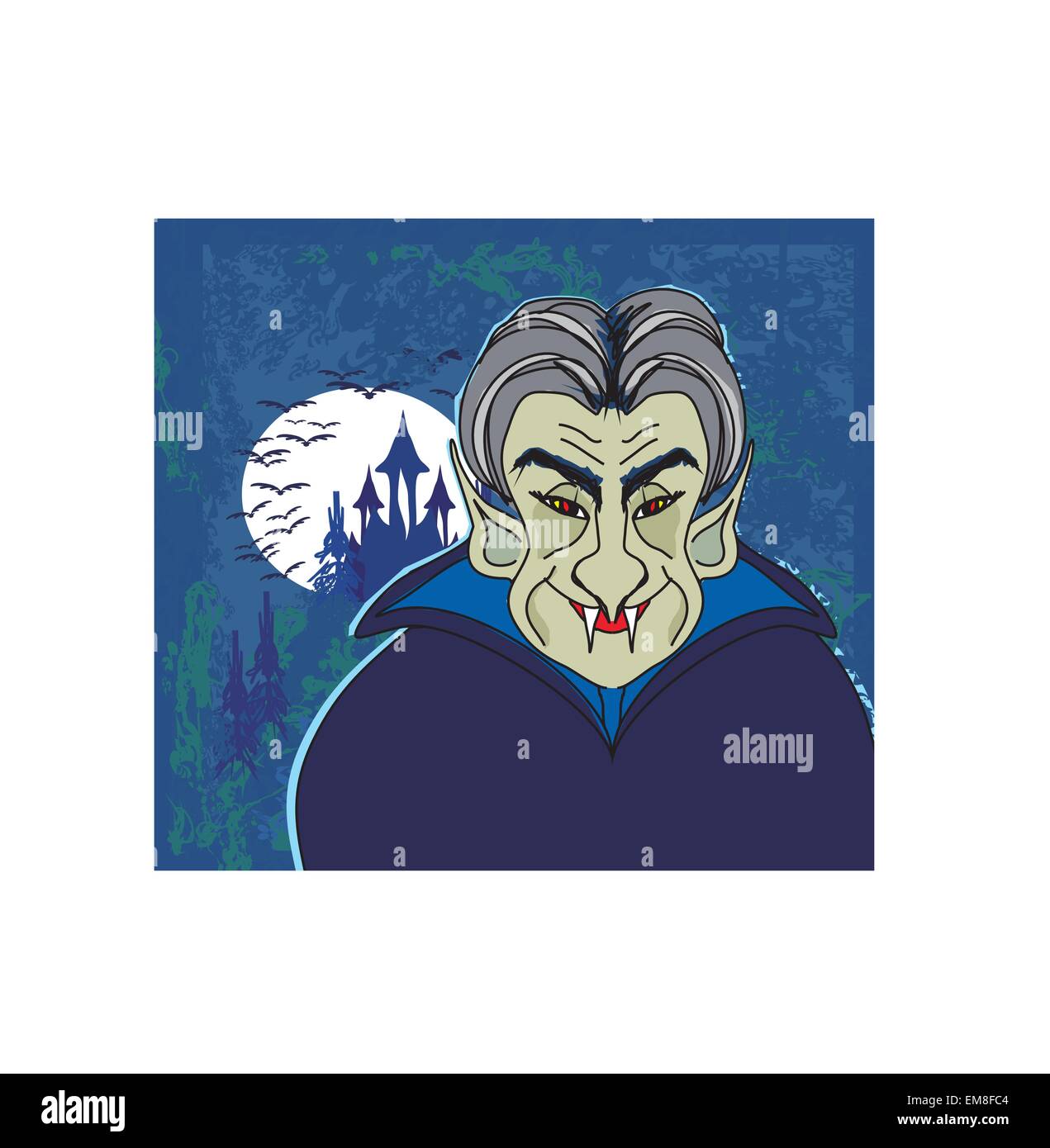Dracula legend drawing Stock Vector Images - Alamy