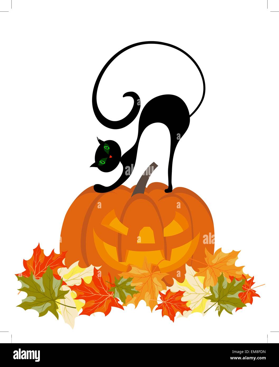 Happy halloween design cemetery Cut Out Stock Images & Pictures - Alamy