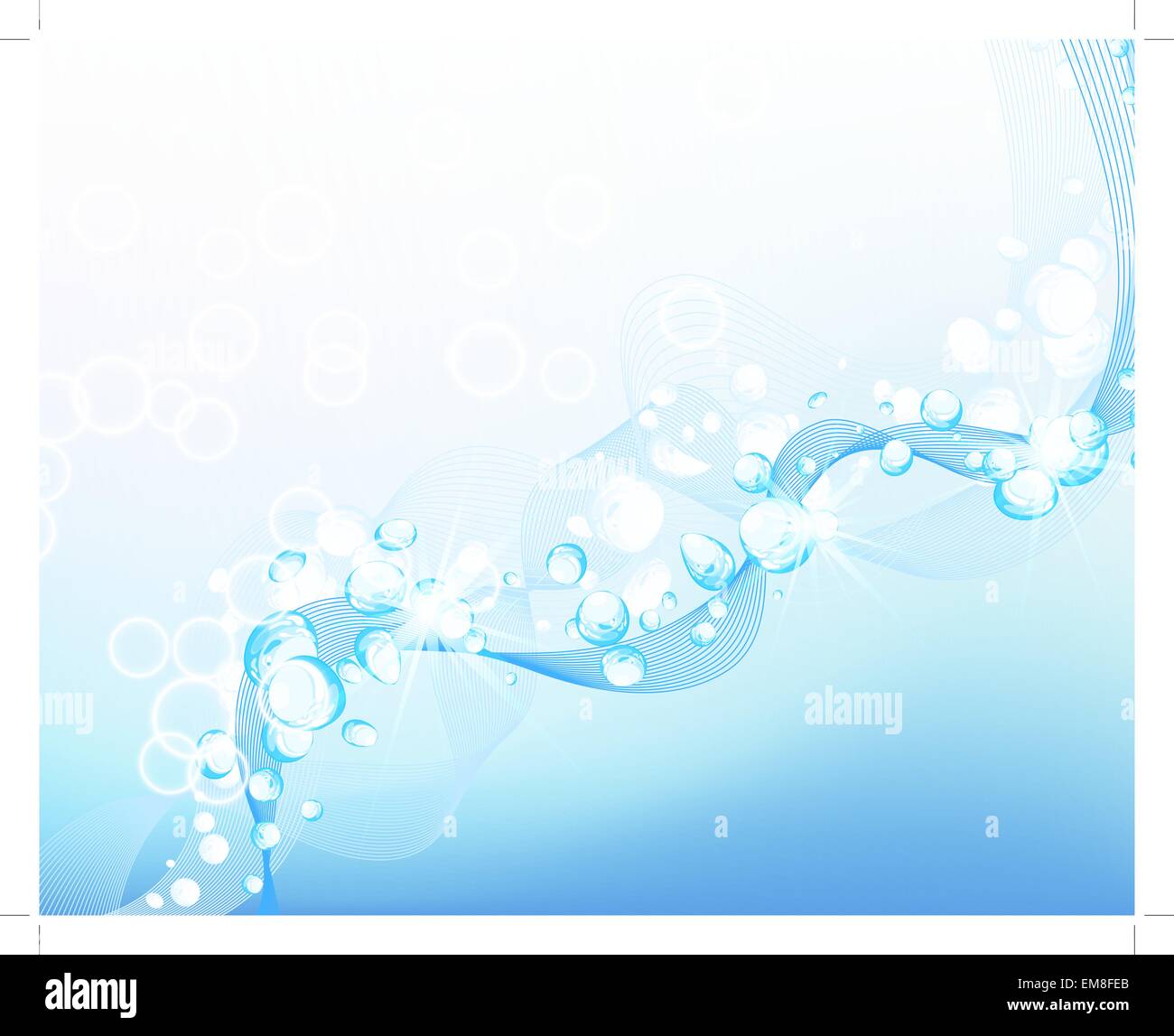 Bright water ripple Stock Vector Images - Alamy