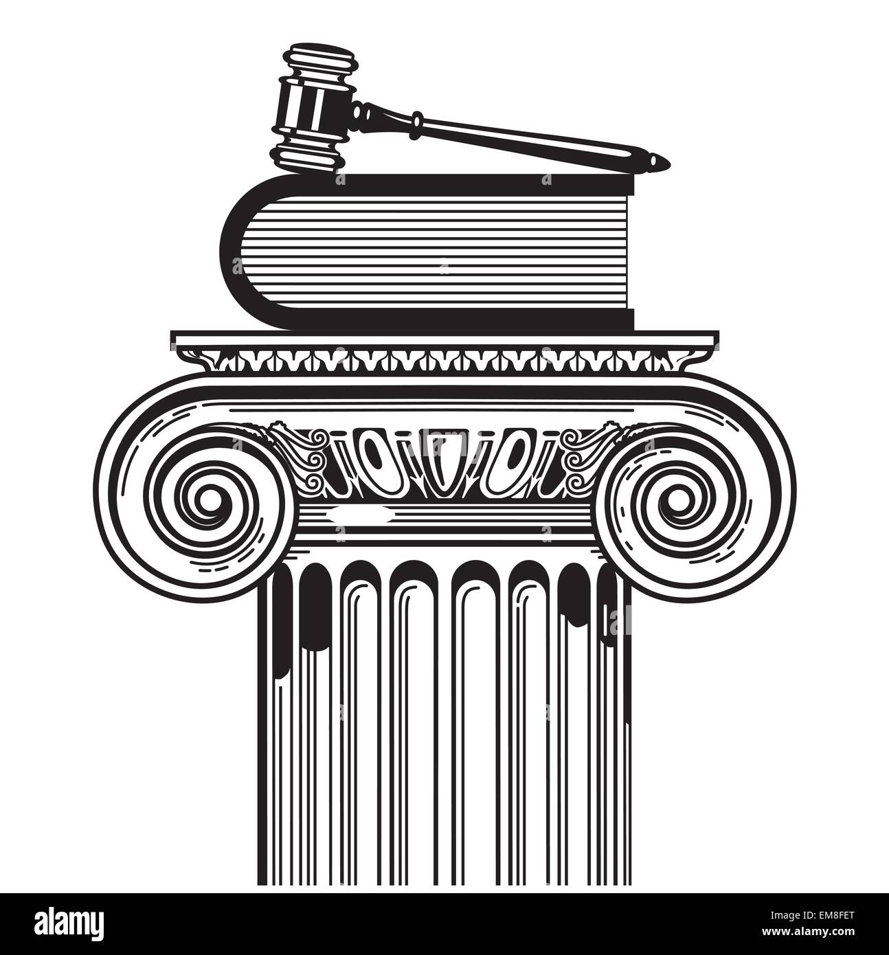 Civil case courtroom Stock Vector Images - Alamy